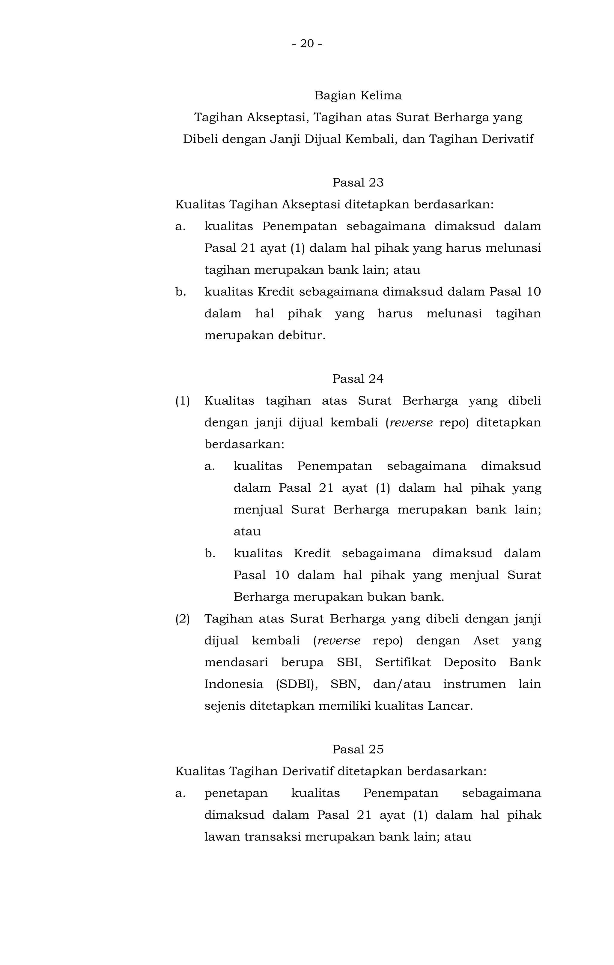 Peraturan otoritas jasa keuangan 40 2019 | PDF