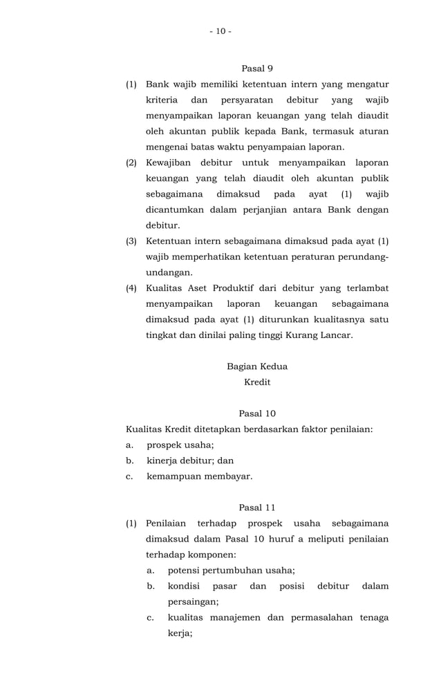 Peraturan otoritas jasa keuangan 40 2019 | PDF