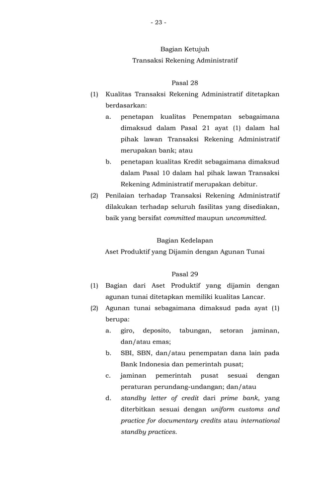 Peraturan otoritas jasa keuangan 40 2019 | PDF