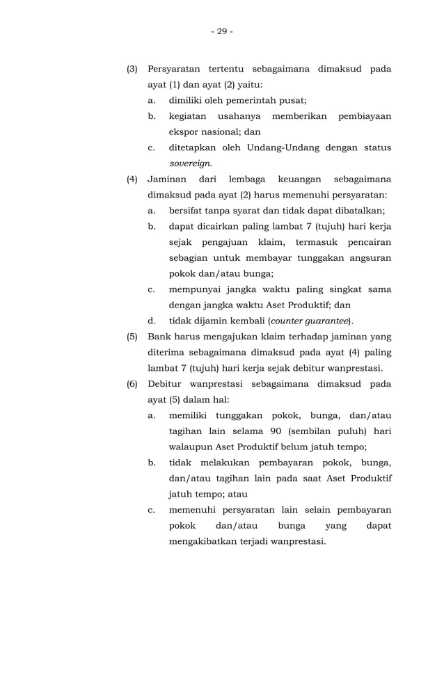 Peraturan otoritas jasa keuangan 40 2019 | PDF