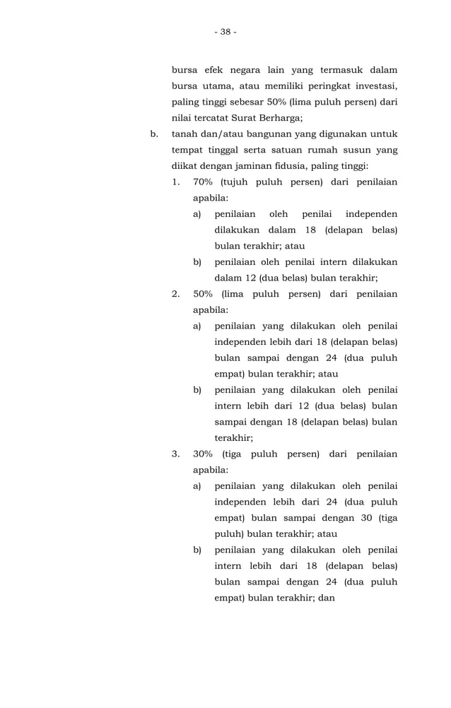 Peraturan otoritas jasa keuangan 40 2019 | PDF
