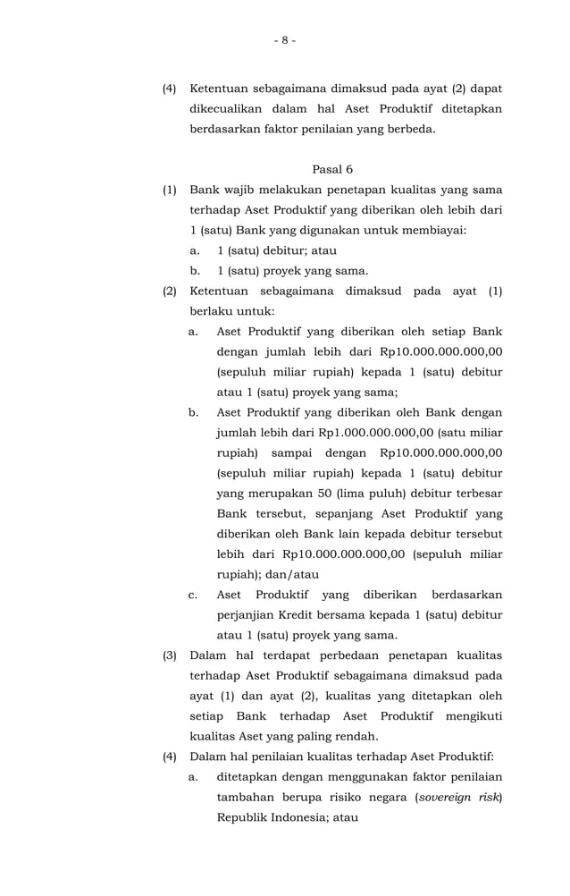 Peraturan otoritas jasa keuangan 40 2019 | PDF