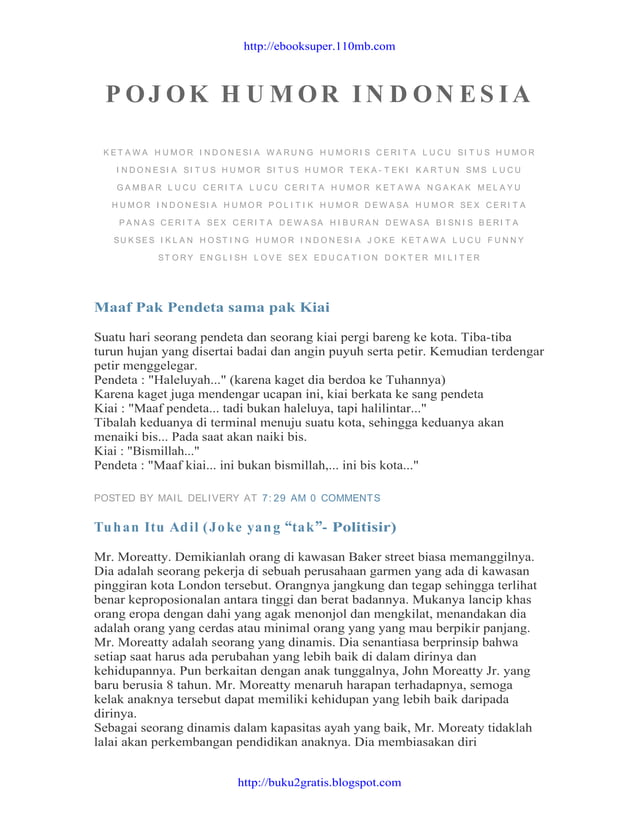 Pojok humor-indonesia | PDF