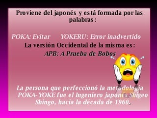 Poka Yoke | PPT