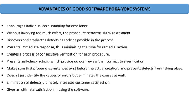 Poka-Yoke in Software Testing | PDF