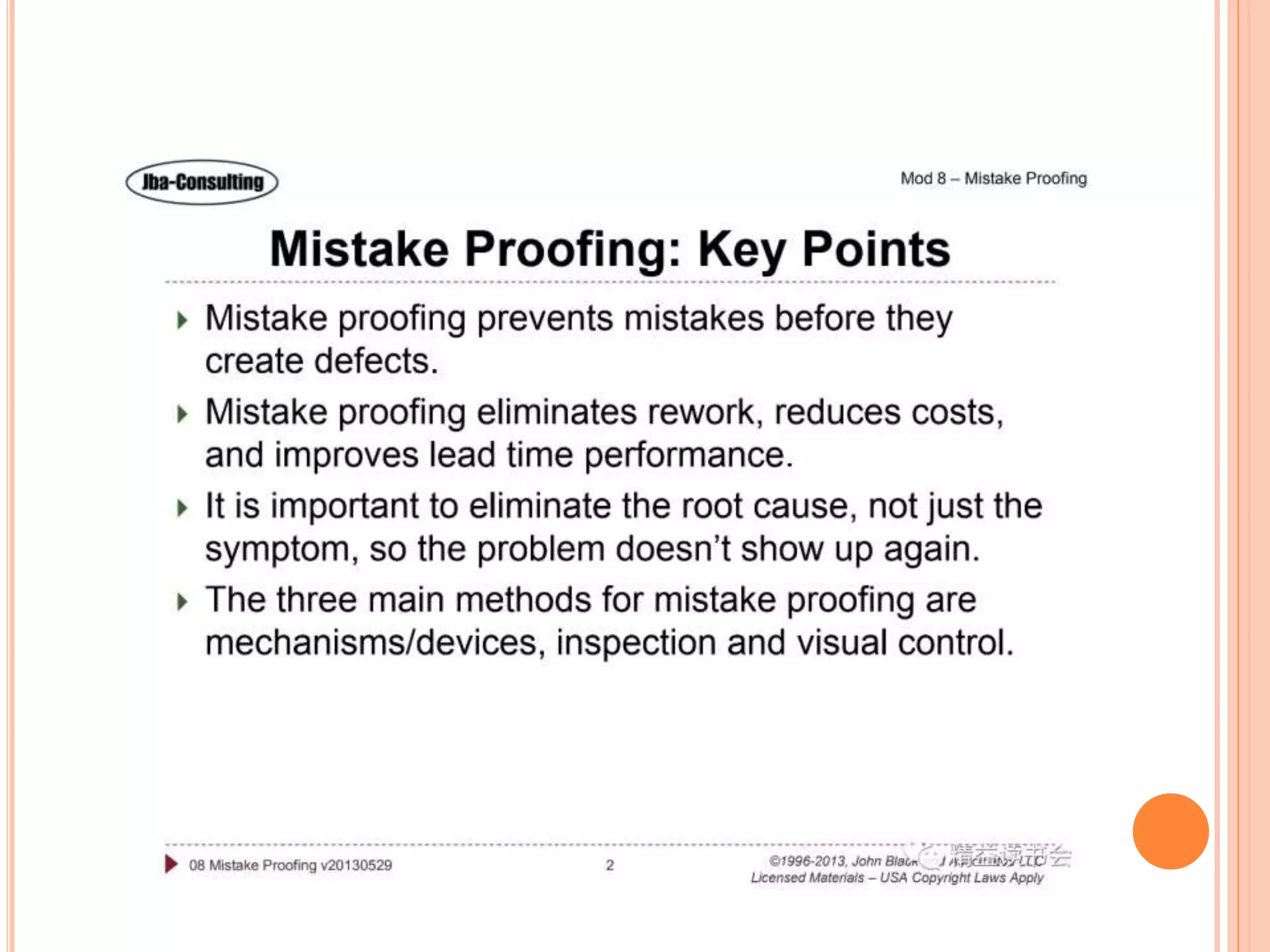 Poka yoke Or Mistake Proofing | PPT