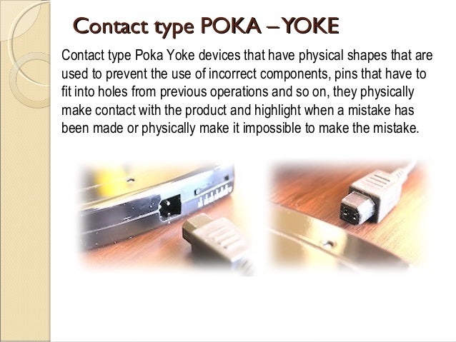 POKA-YOKE - A Lean Strategy to Mistake Proofing