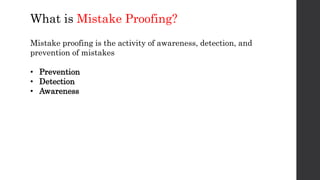 POKAYOKE.pptx | Home Appliances | Home & Garden