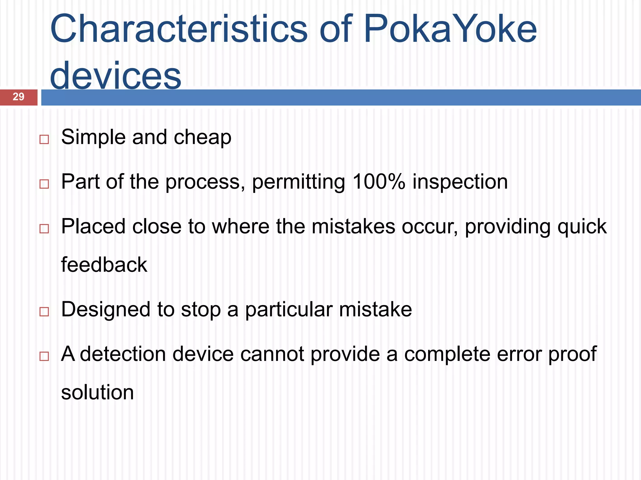 Poka Yoke Final Ppt | PPTX