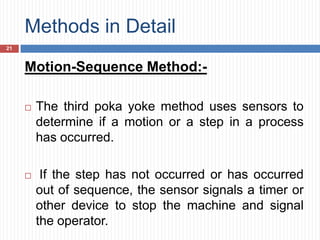 Poka Yoke Final Ppt | PPTX