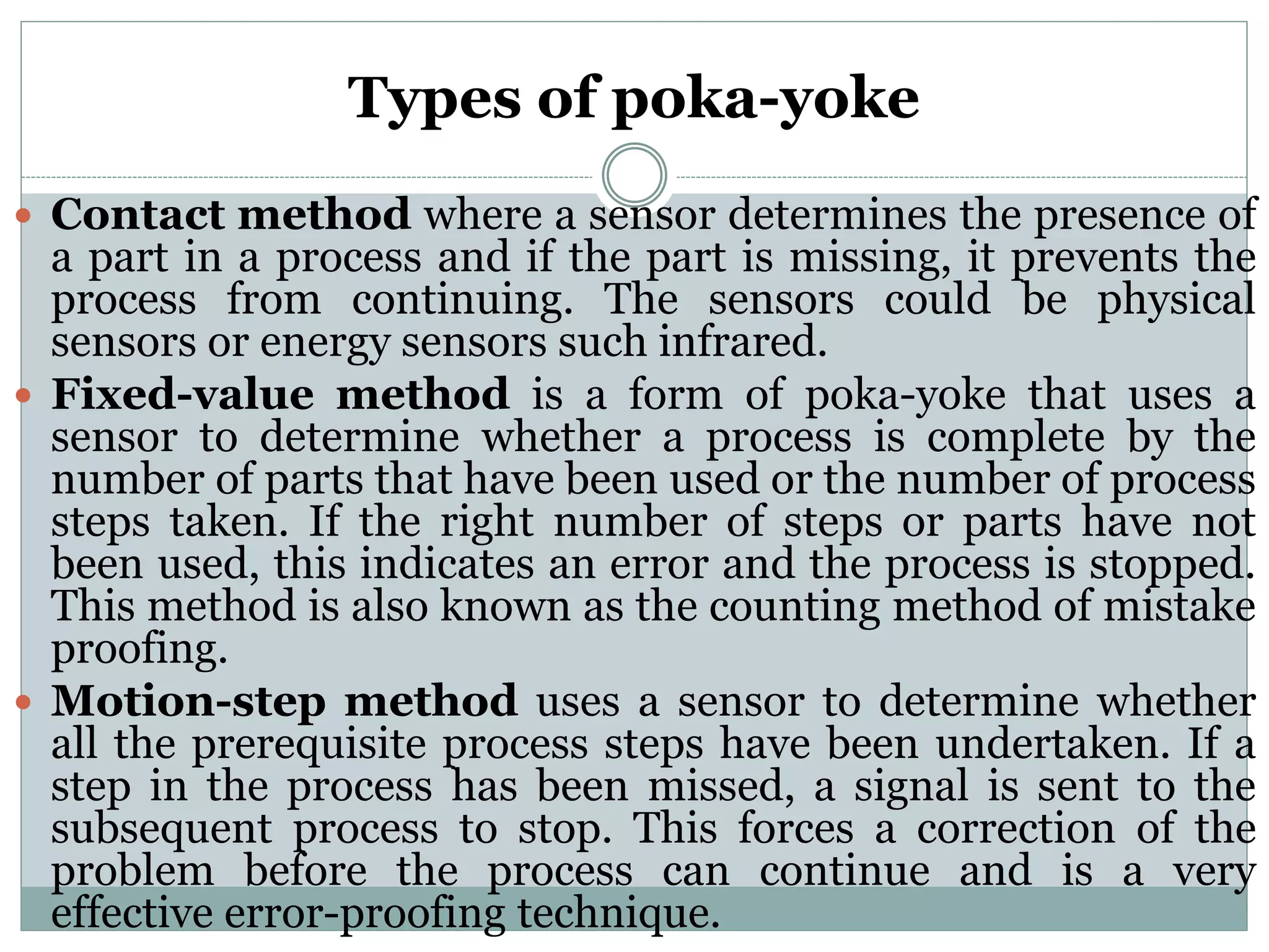 Poka, yoke & jidoka | PPTX
