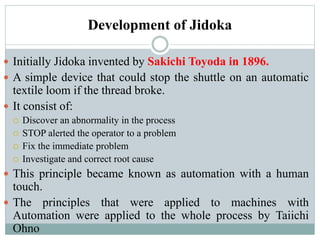Poka, yoke & jidoka | PPTX