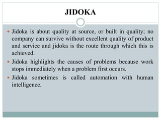 Poka, yoke & jidoka | PPTX