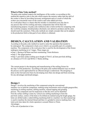 Poka Yoke method | PDF