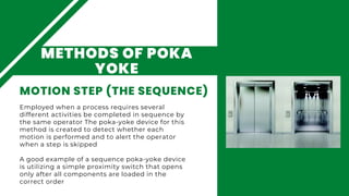 How poka yoke systems can be implemented | PPT