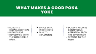 How poka yoke systems can be implemented | PPT