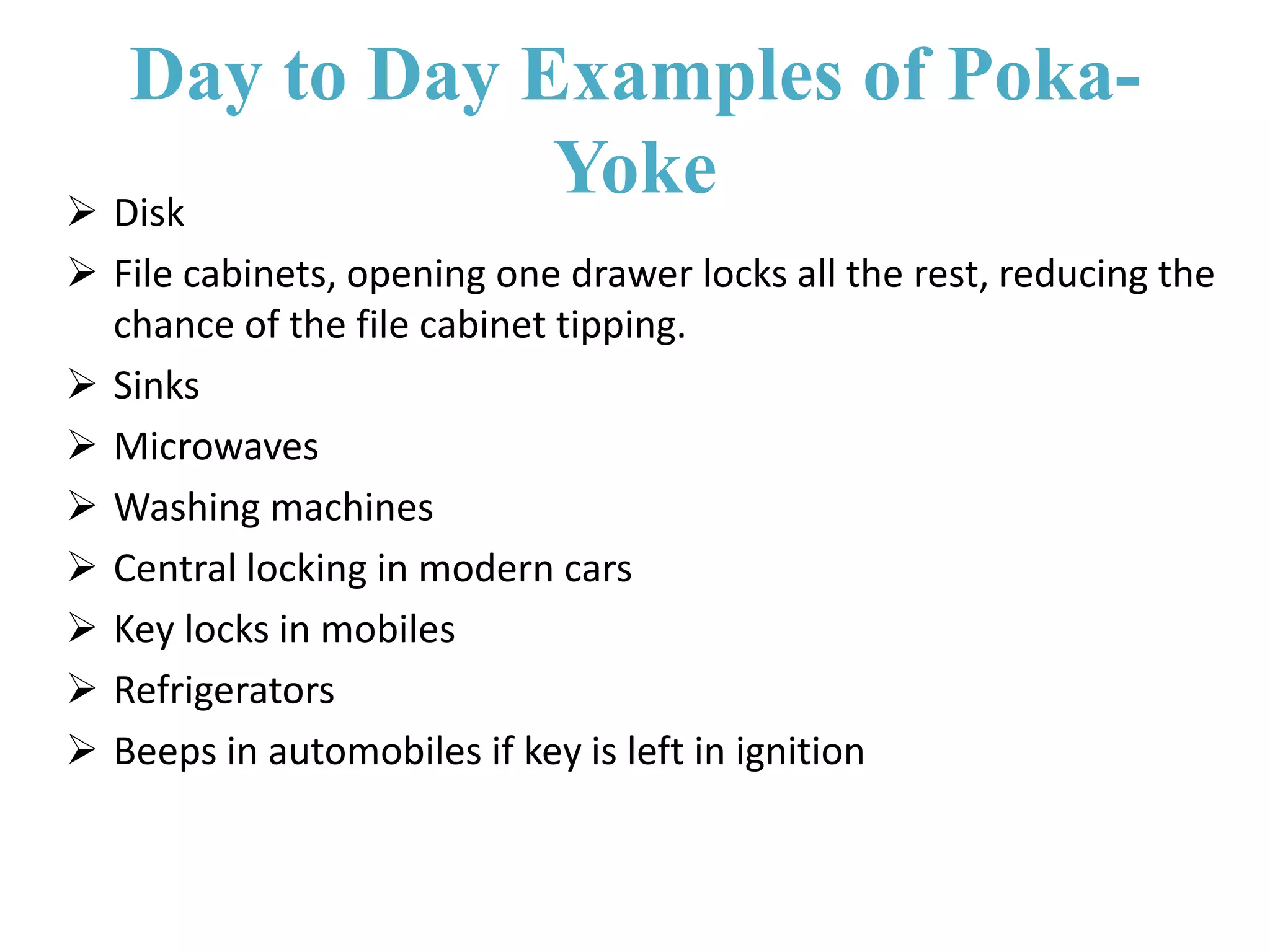 Poka yoke presentation | PPTX