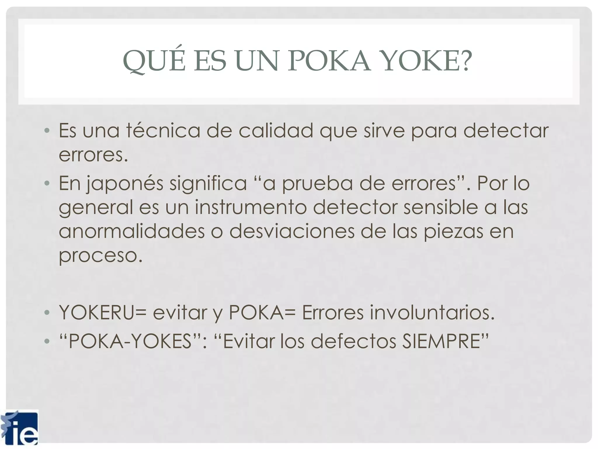 Poka yokes bocata rev final | PPT