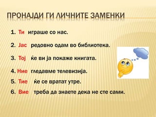 Лични и показни заменки | PPTX