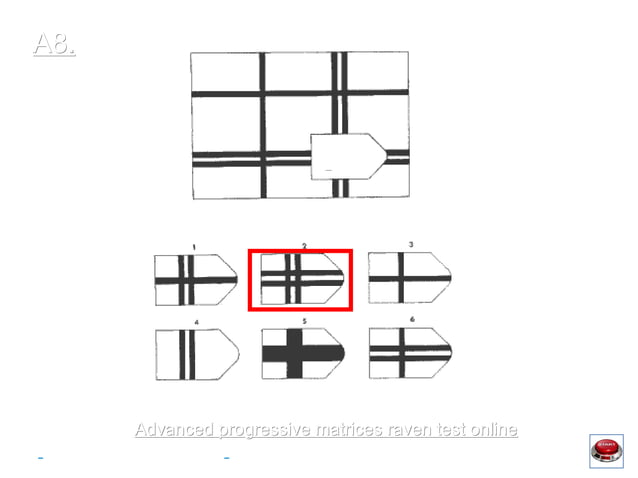 Raven's progressive matrices test online, free download powerpoint ...