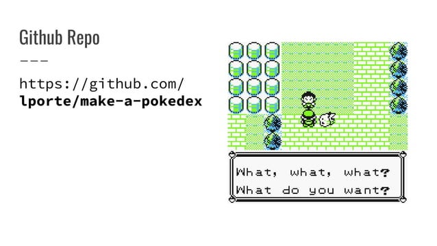 Make your own Pokédex with the Pokéapi & Node/Express! | PPT