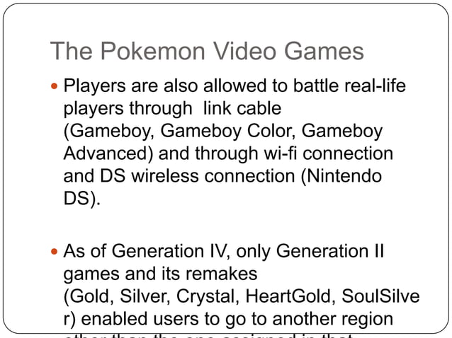 Pokemon an introduction | PPT