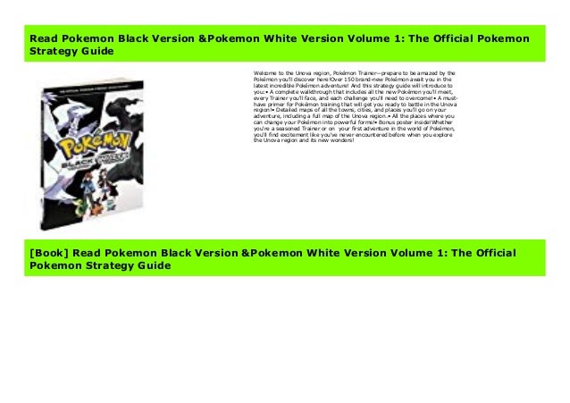Read Pokemon Black Version & Pokemon White Version Volume 1: The ...