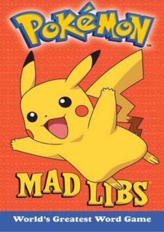 Pokemon Mad Libs Full Pdf Version