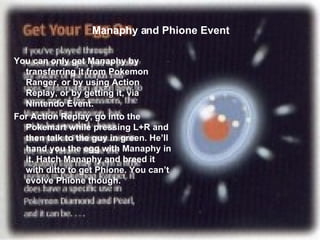 Pokemon Pearl Legendary Pokemon Guide | PPT
