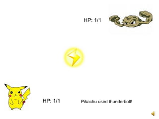 Pikachu Thunderbolt Sprite
