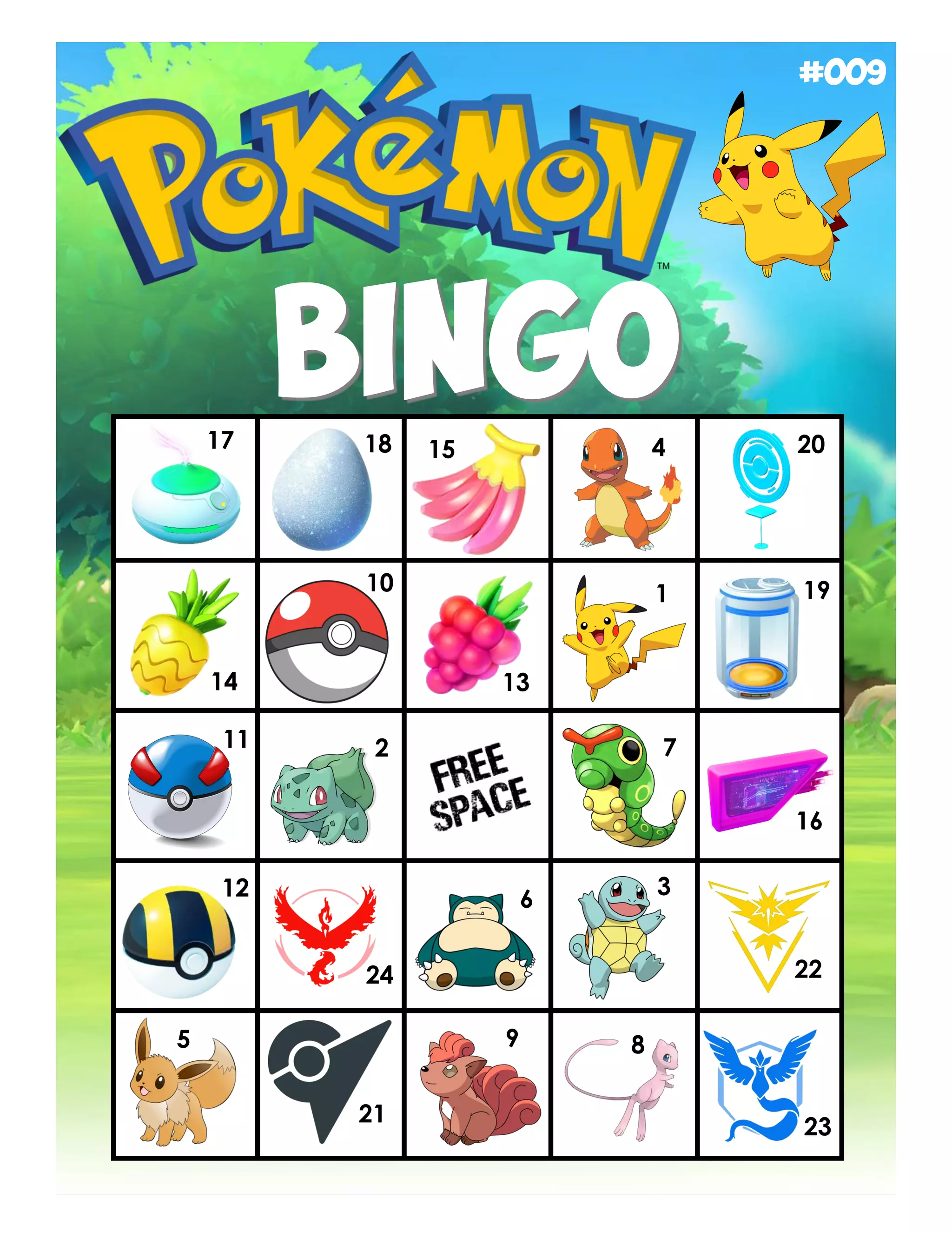 Pokemon BINGO Cards | PDF | Lotteries and Scratchcards | Shopping
