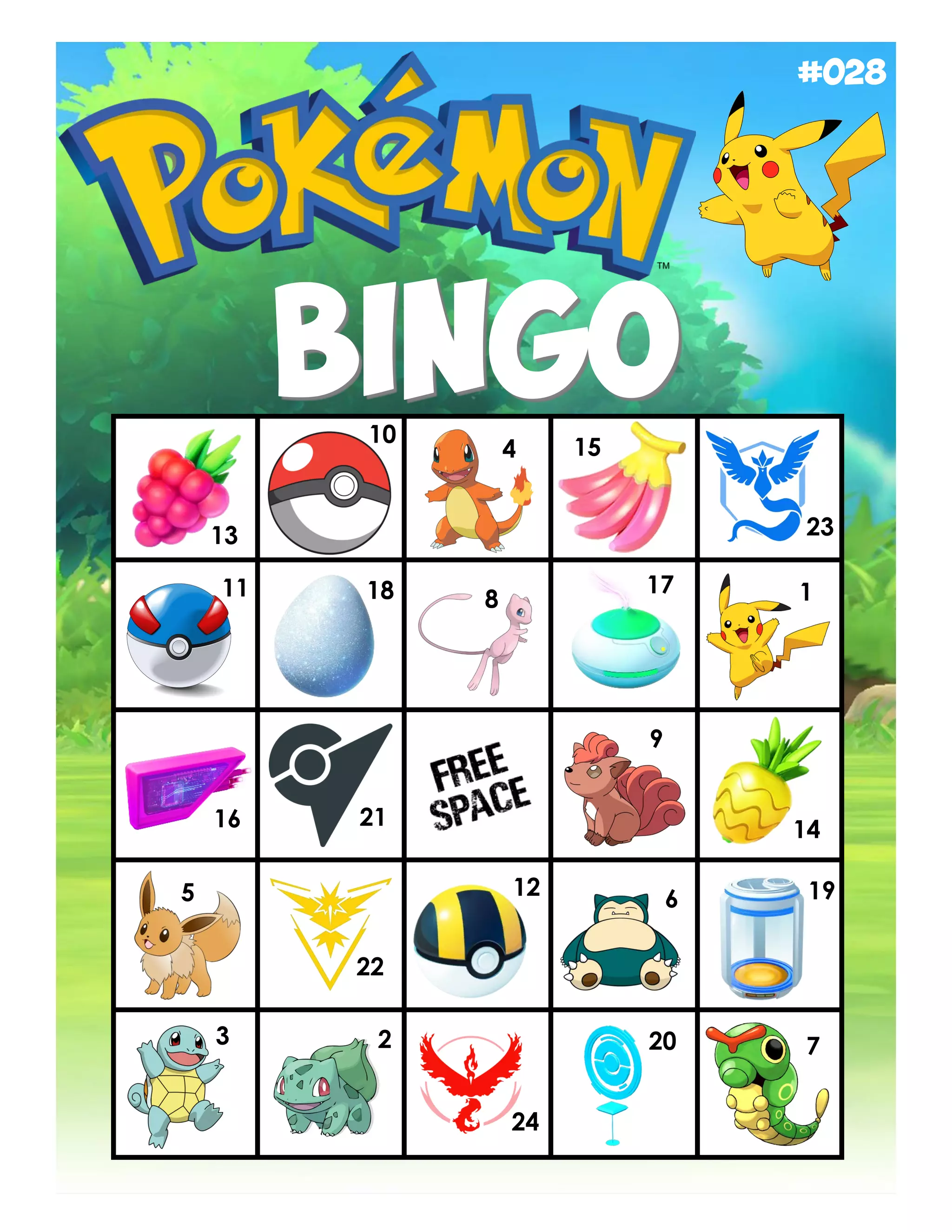 Pokemon BINGO Cards | PDF | Lotteries and Scratchcards | Shopping