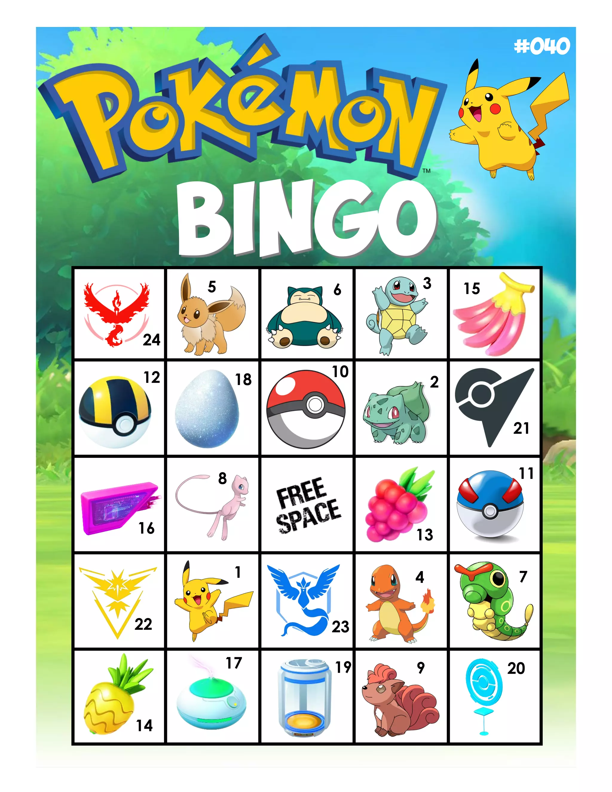 Pokemon BINGO Cards | PDF | Lotteries and Scratchcards | Shopping