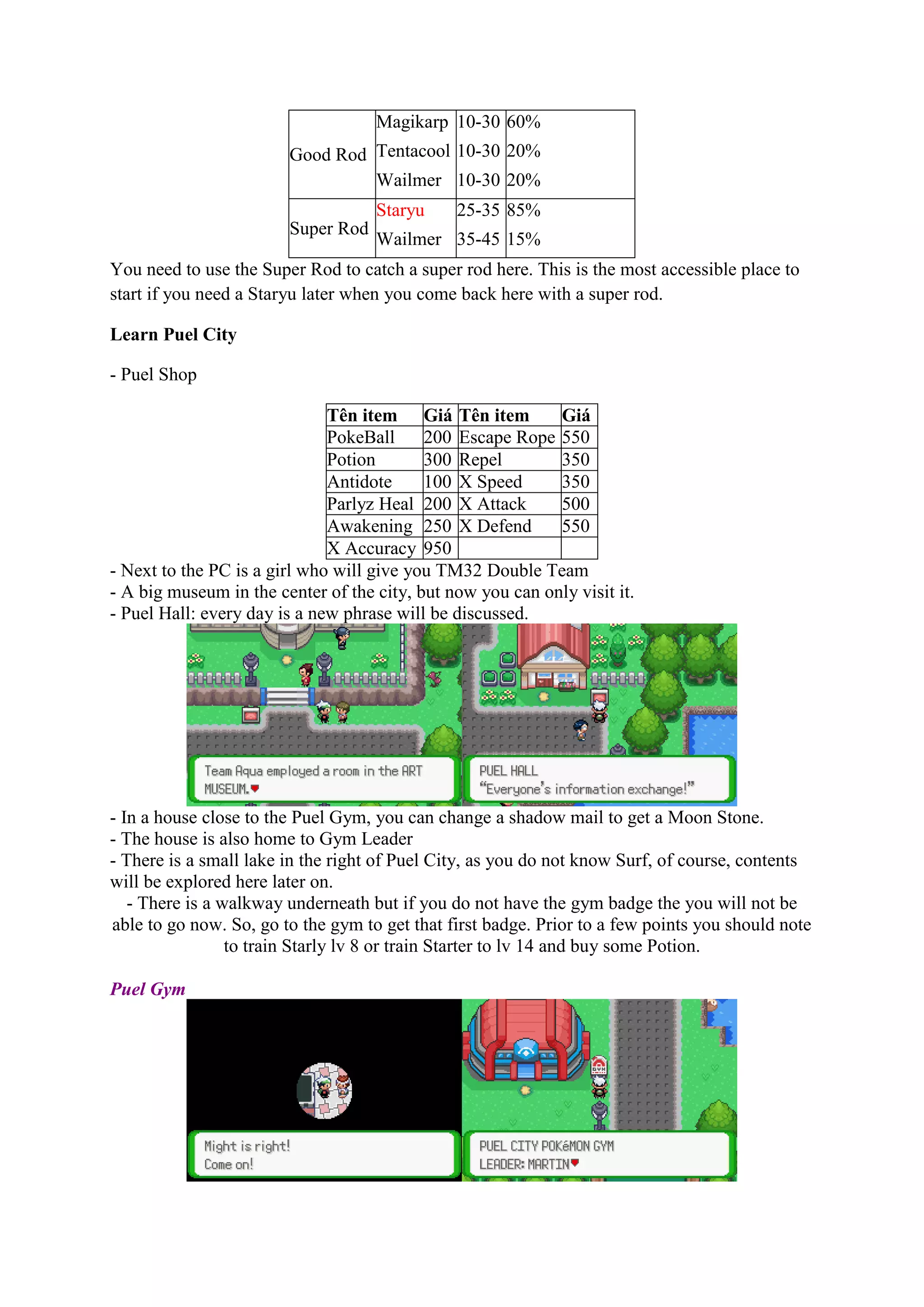 Pokemon flora sky guide (english) | DOCX