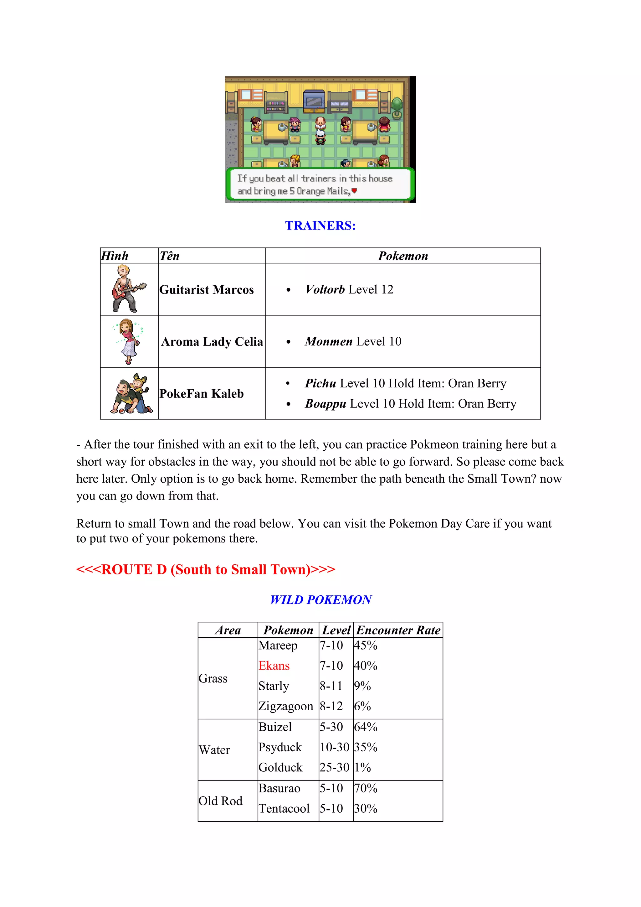 Pokemon flora sky guide (english) | DOCX