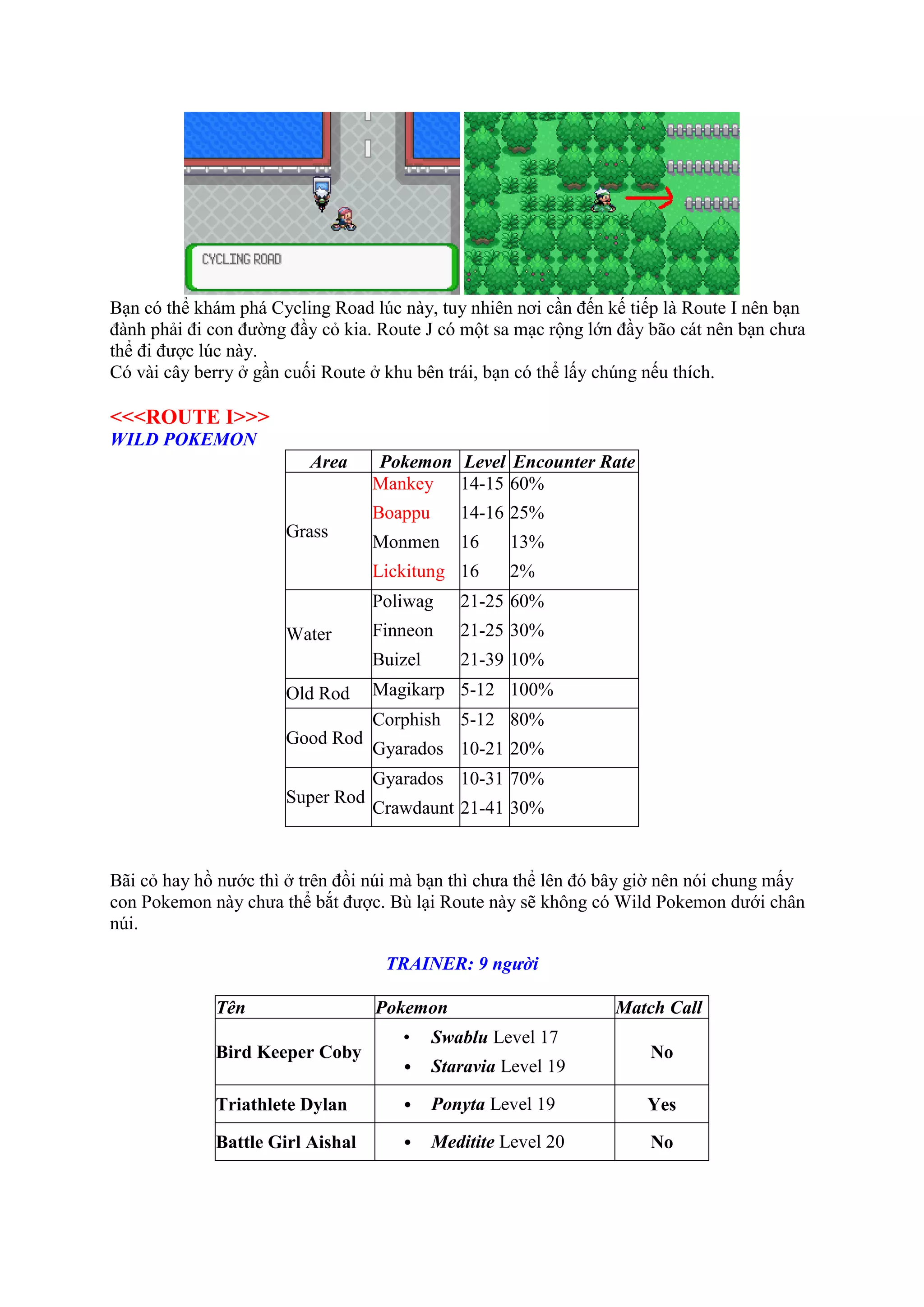 Pokemon flora sky guide (english) | DOCX