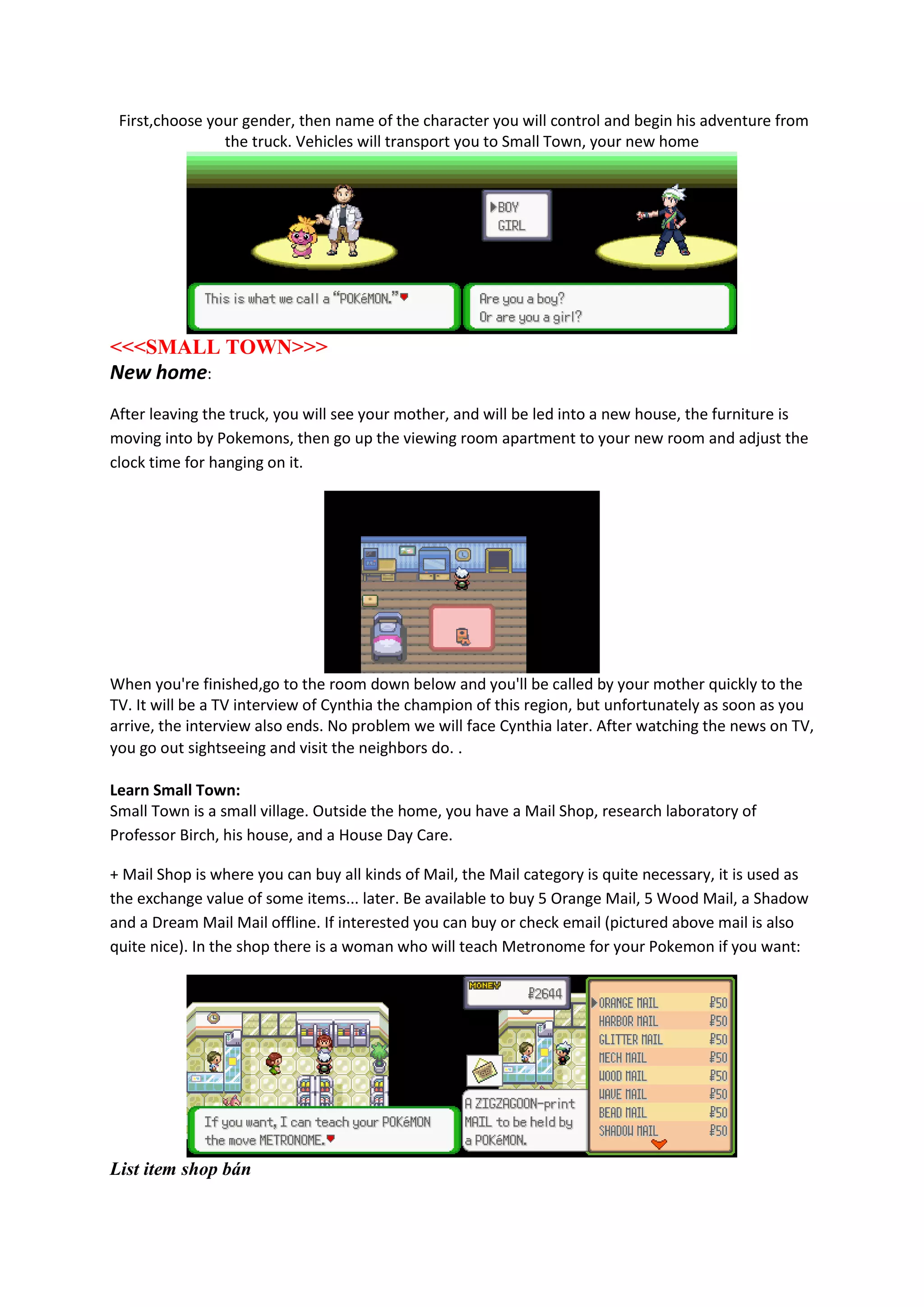 Pokemon flora sky guide (english) | DOCX