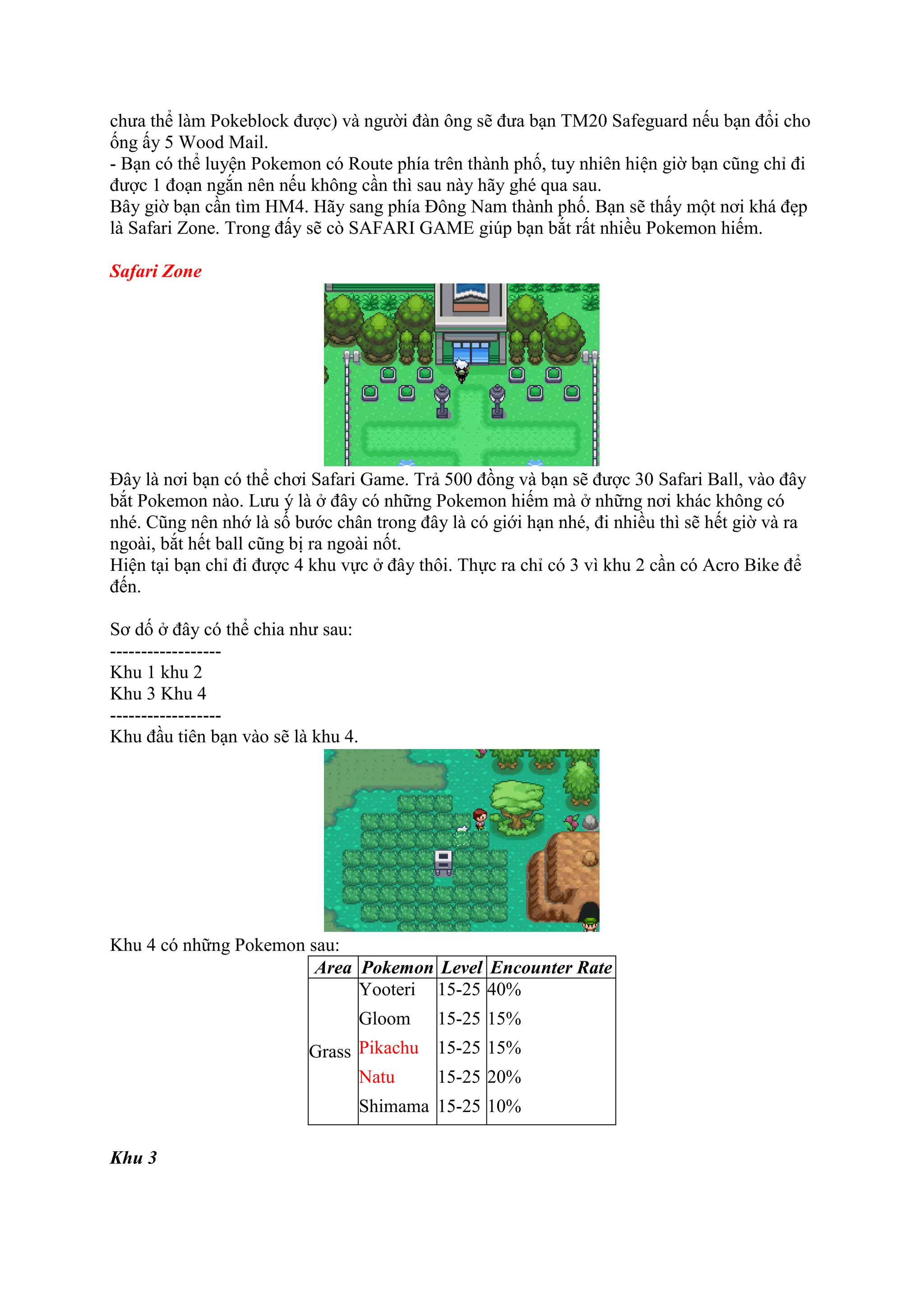 Pokemon flora sky guide (english) | DOCX