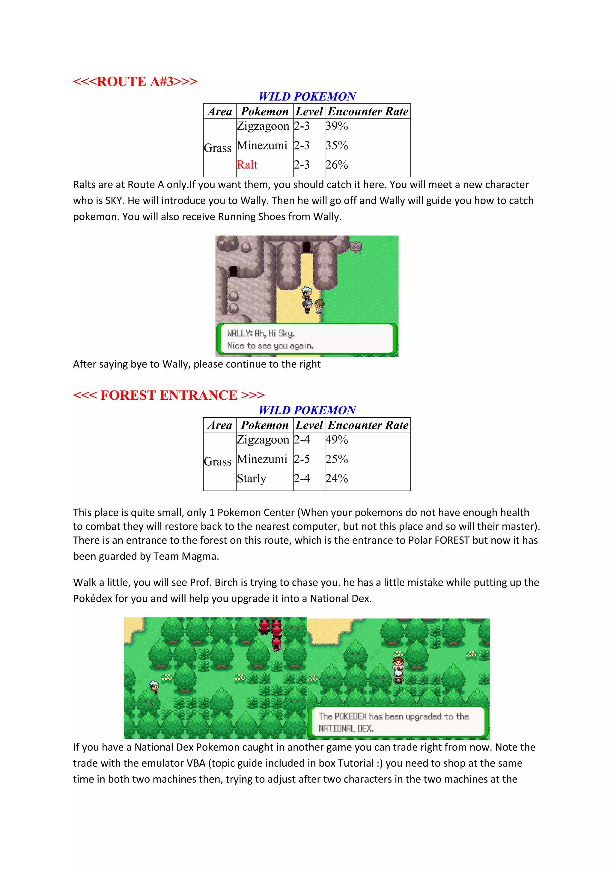 Pokemon flora sky guide (english) | DOCX