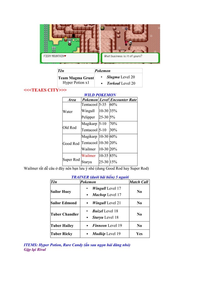 Pokemon flora sky guide (english) | DOCX | Action-Adventure Video Games ...