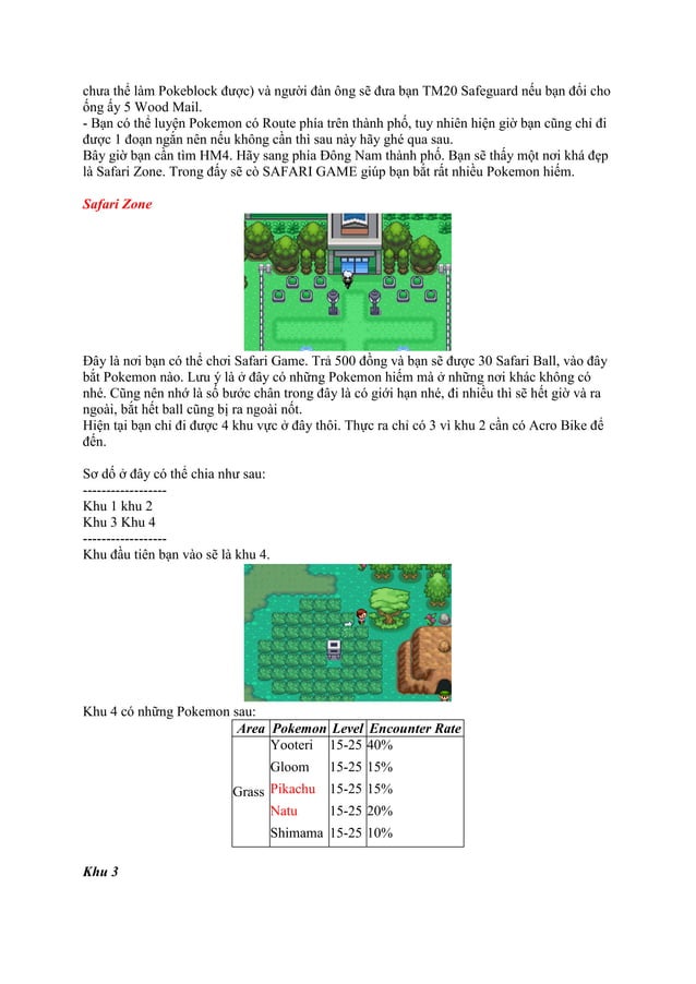 Pokemon flora sky guide (english) | DOCX | Action-Adventure Video Games ...