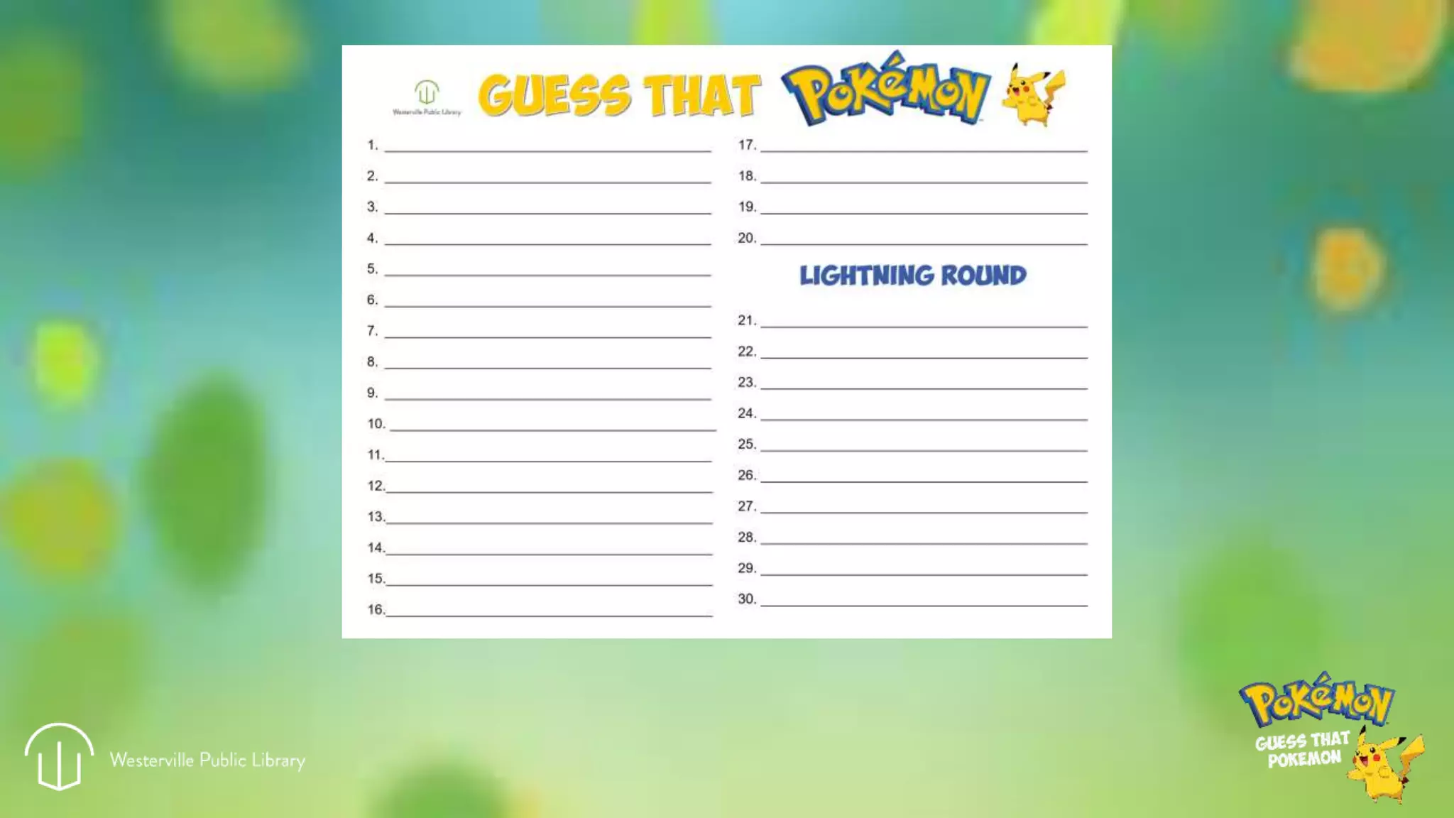 Guess that Pokemon | PPTX
