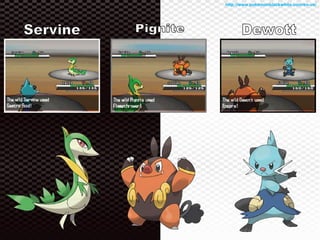 Dewott And Servine And Pignite