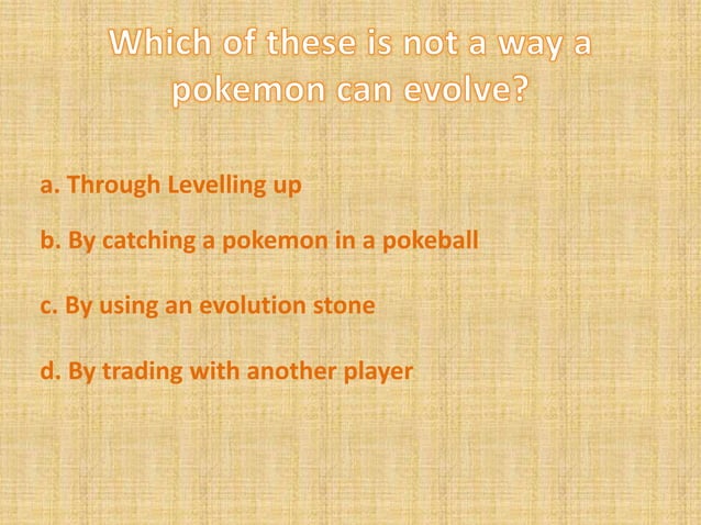 Pokemon question 3 | PPTX
