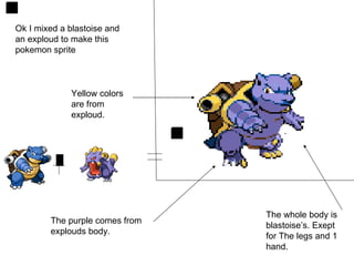 Pokemon Sprites. | PPT | Computer Animation | Computer Software and ...
