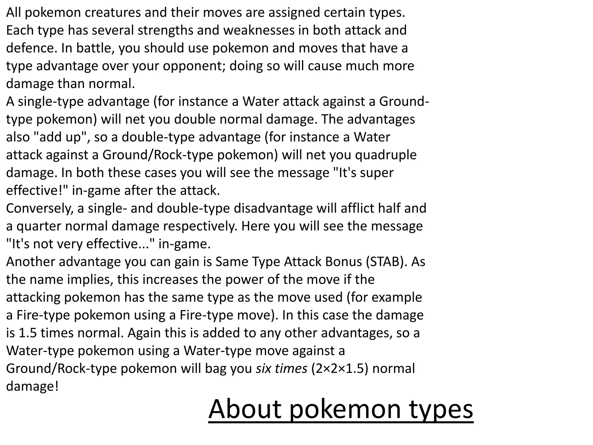 Pokemon stuff! | PPTX