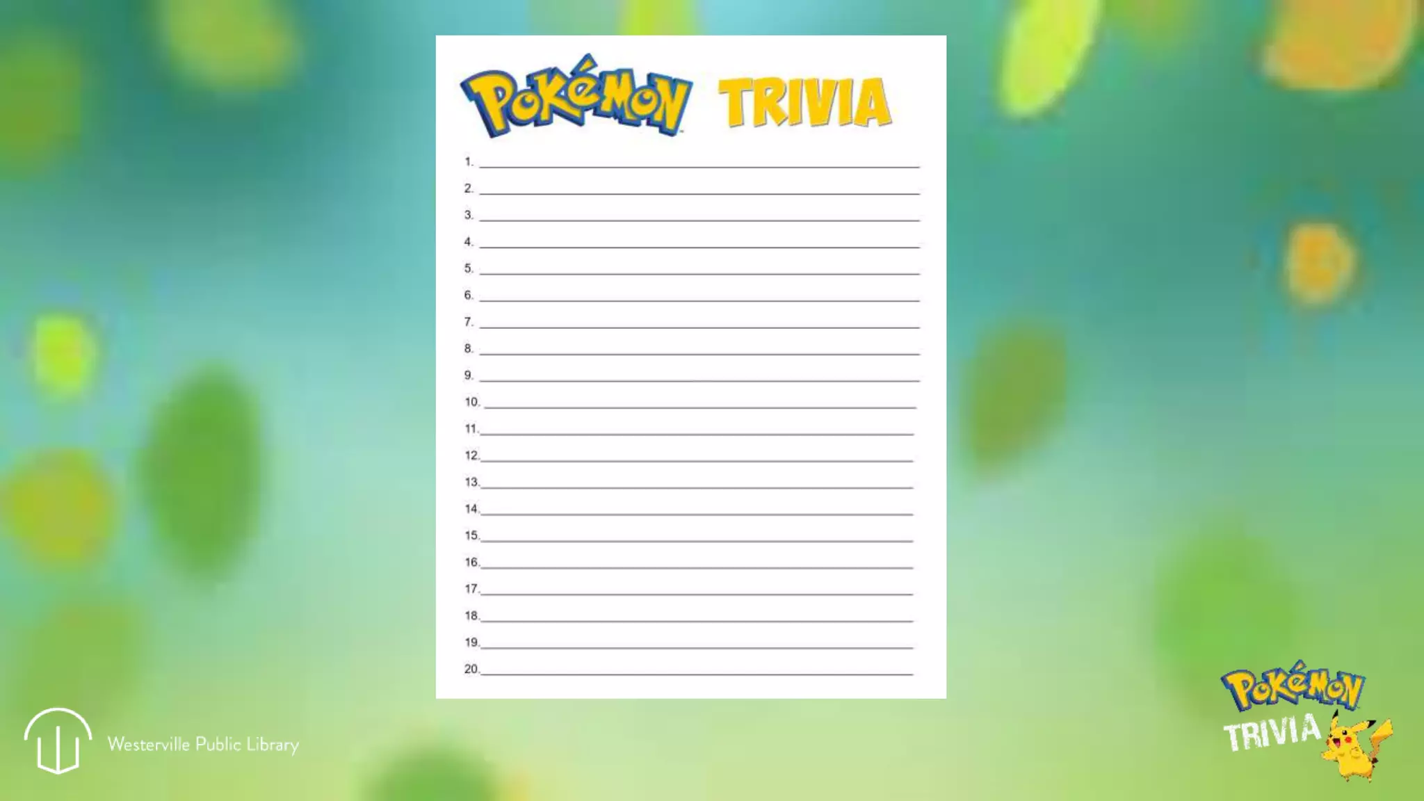 Pokemon Trivia Virtual | PPTX