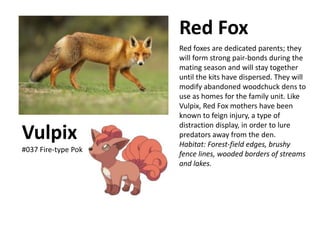 Pokemon vs Real-life Wildlife in the Metroparks | PPTX