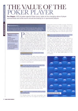 Poker Icons Sponsorship insight | PDF