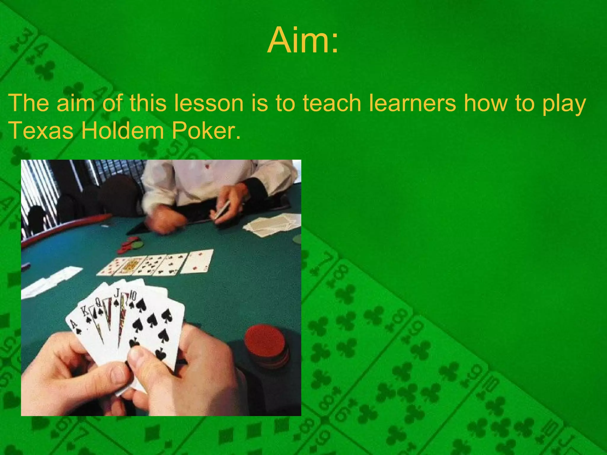 Poker Lesson | PPT